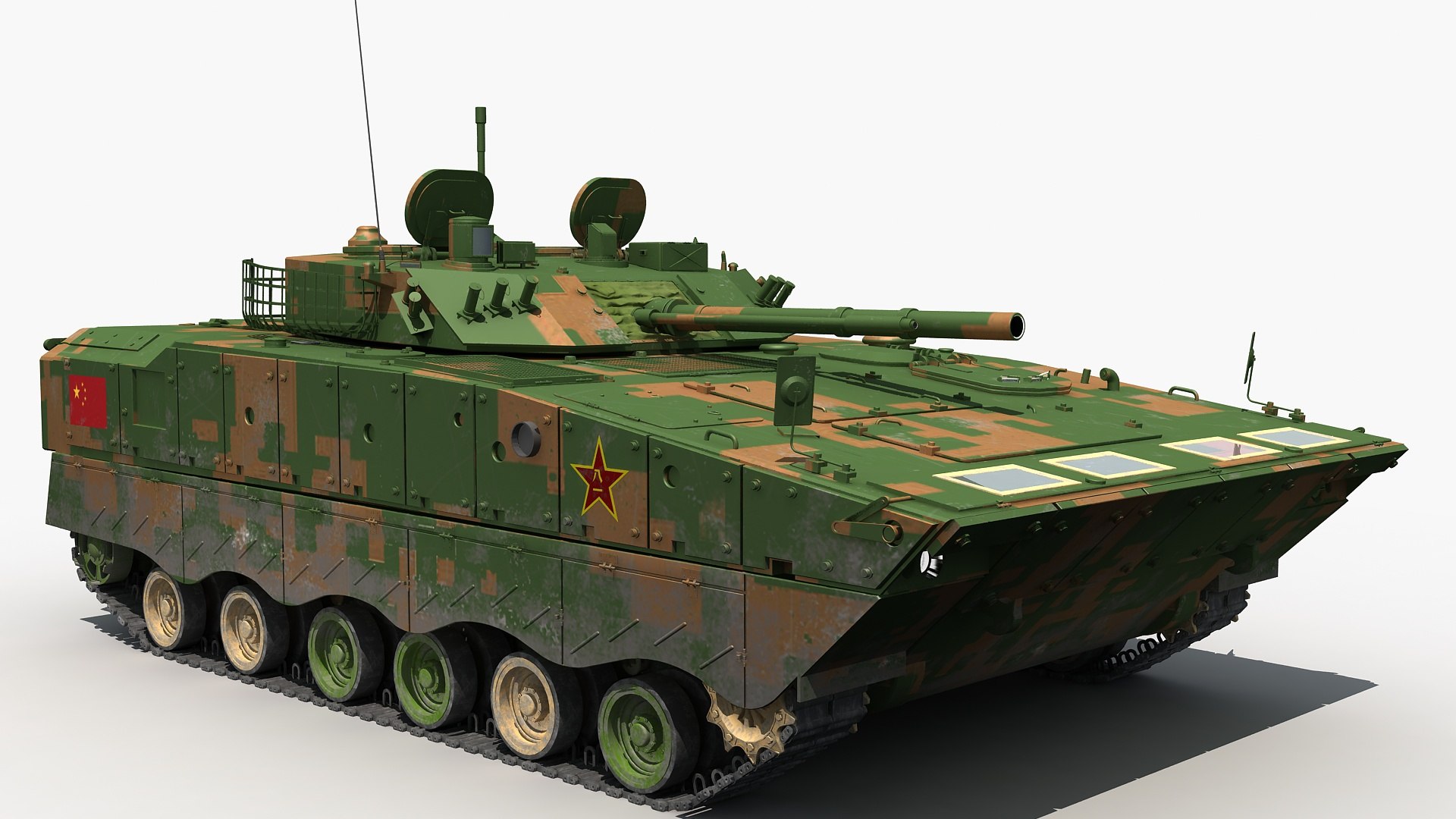 China Zbd-04 Infantry Fighting Vehicle 3D Model - TurboSquid 1421004