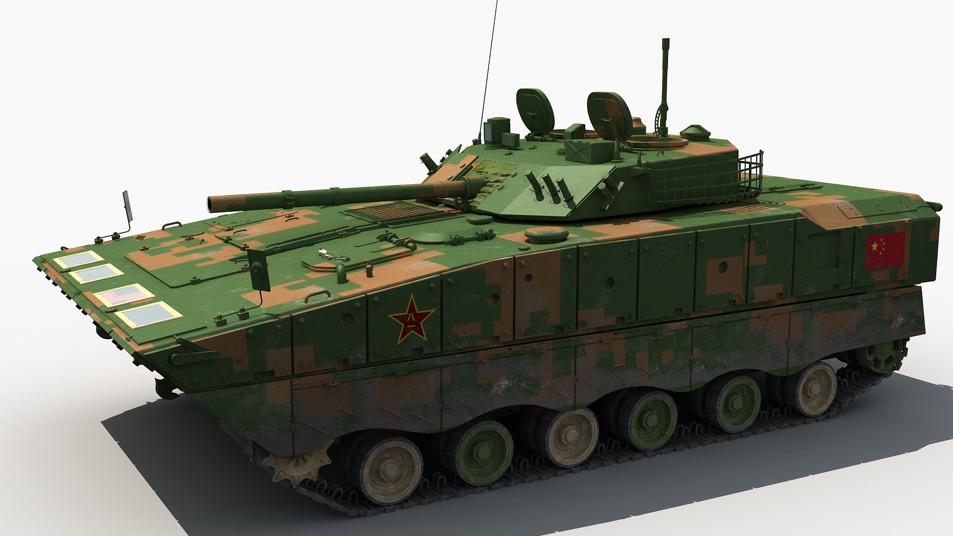 China Zbd-04 Infantry Fighting Vehicle 3D Model - TurboSquid 1421004