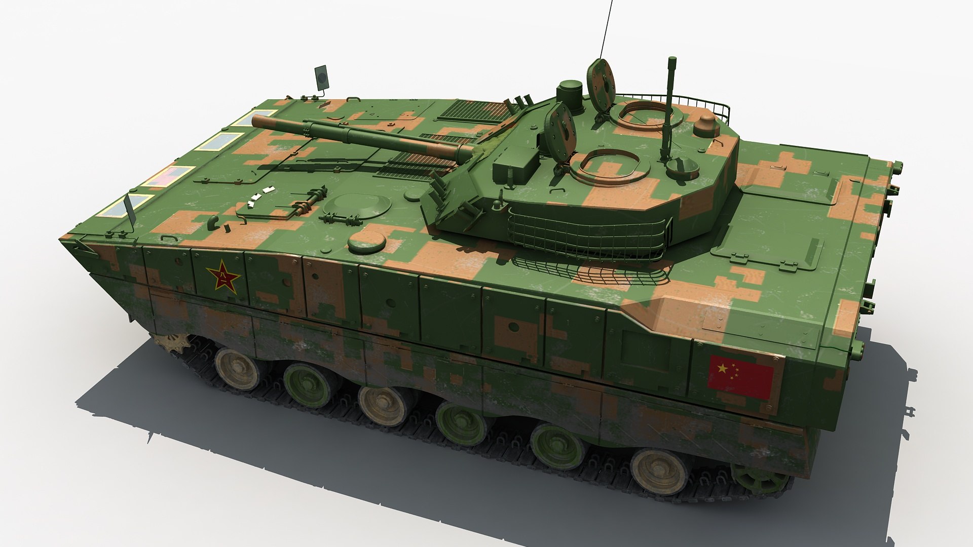 China Zbd-04 Infantry Fighting Vehicle 3D Model - TurboSquid 1421004