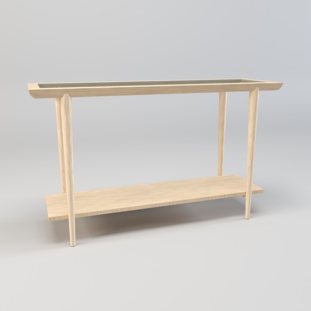 Whitman Console Table 3D Model - TurboSquid 2193091
