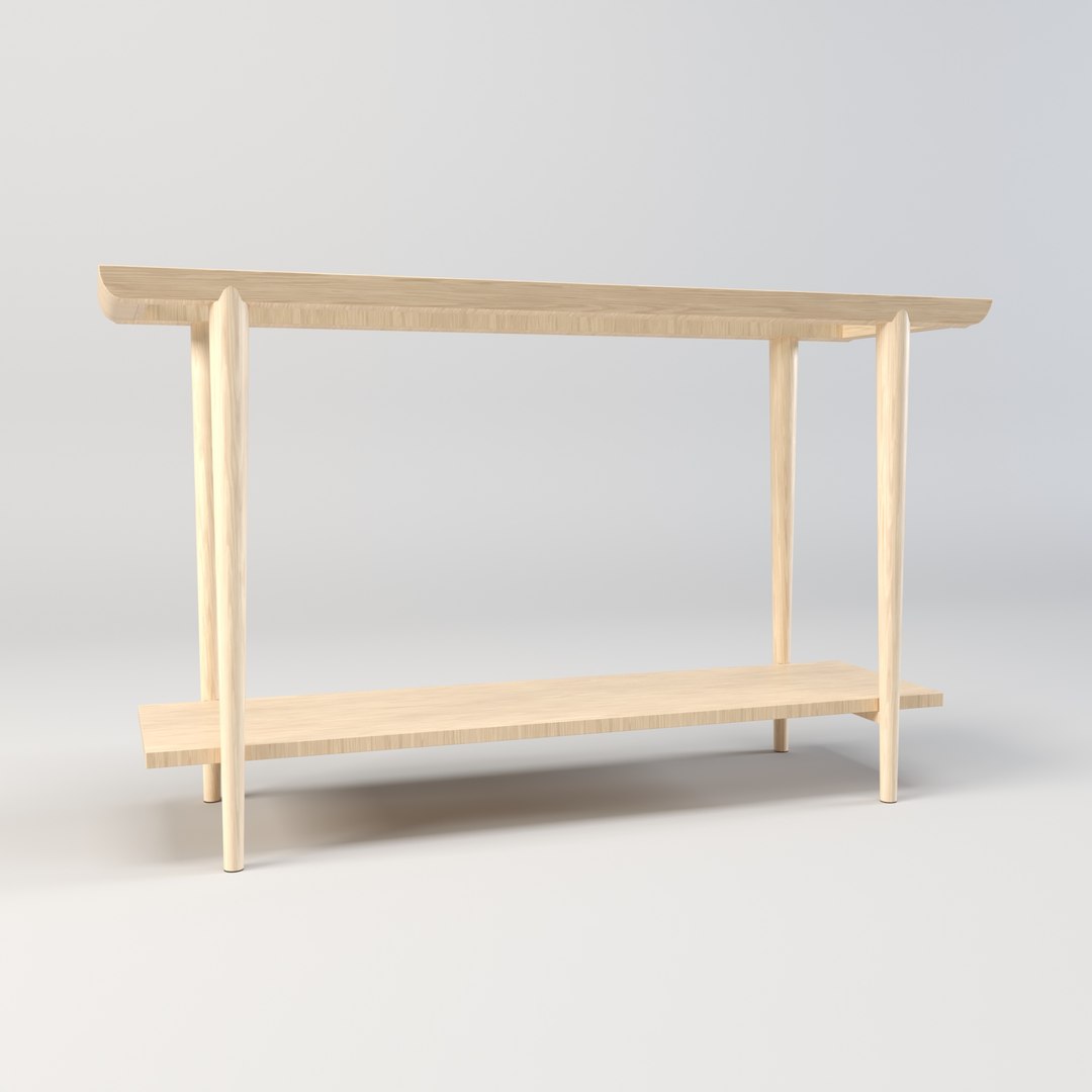 Whitman Console Table 3D Model - TurboSquid 2193091