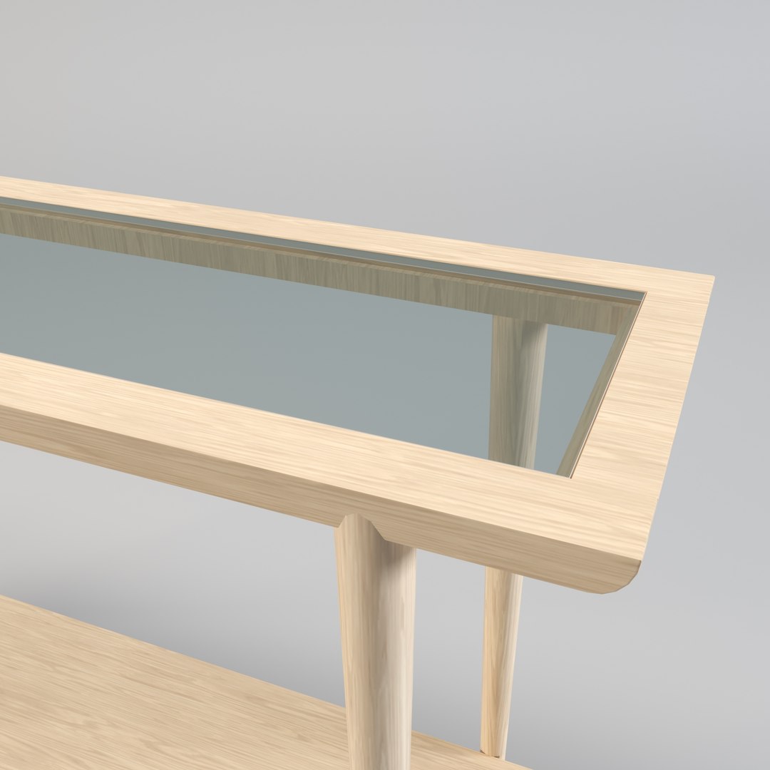 Whitman Console Table 3D Model - TurboSquid 2193091