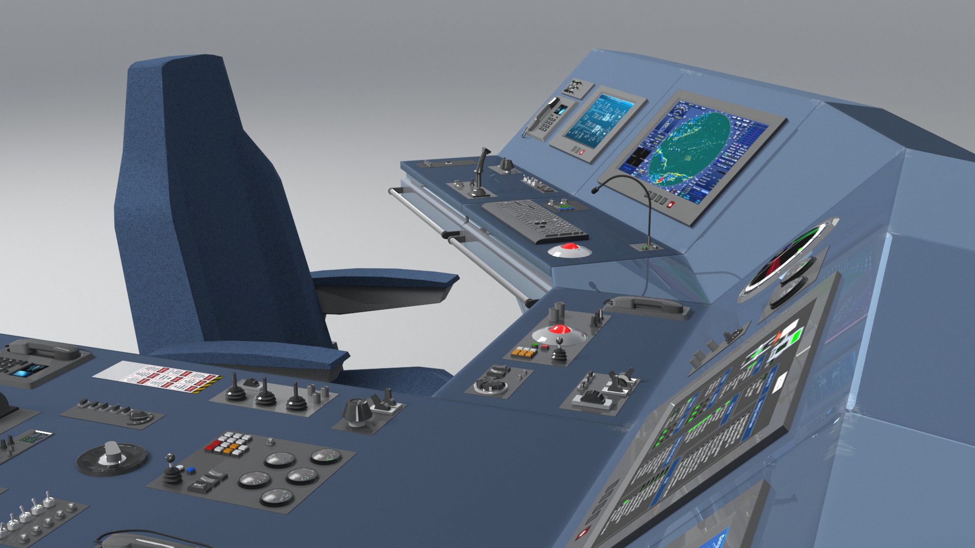 3d Modular Ship Bridge Ar