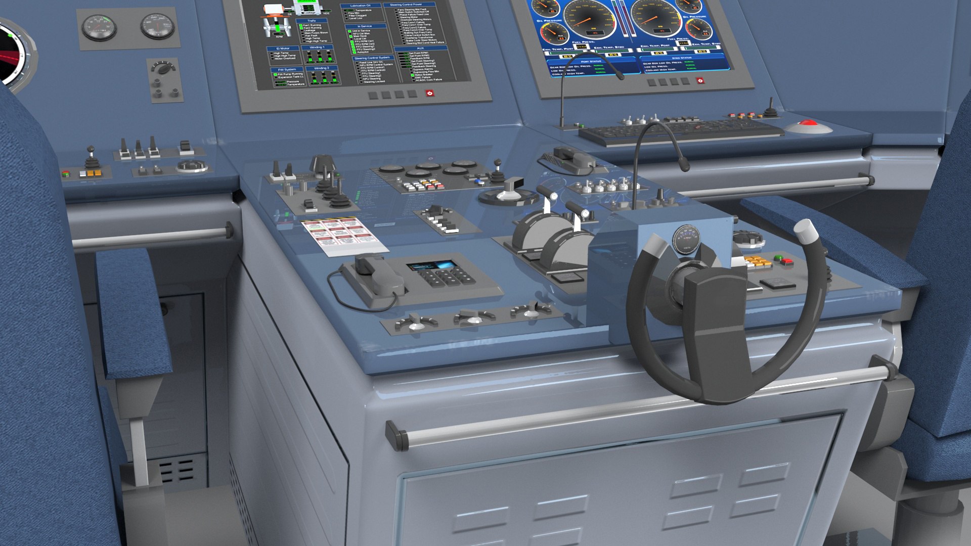 3d Modular Ship Bridge Ar