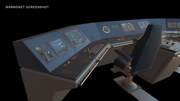 3d modular ship bridge ar