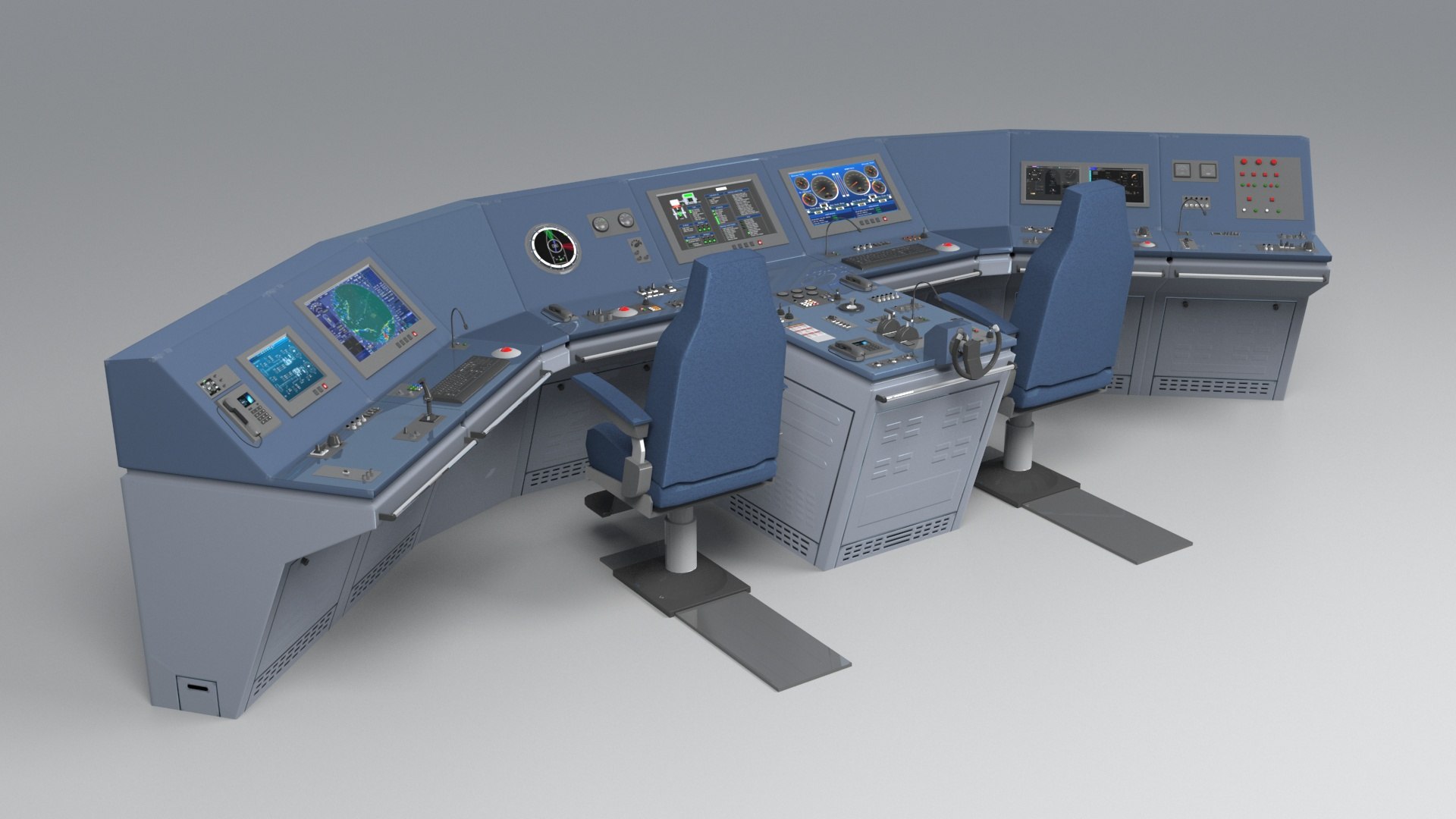 3d Modular Ship Bridge Ar