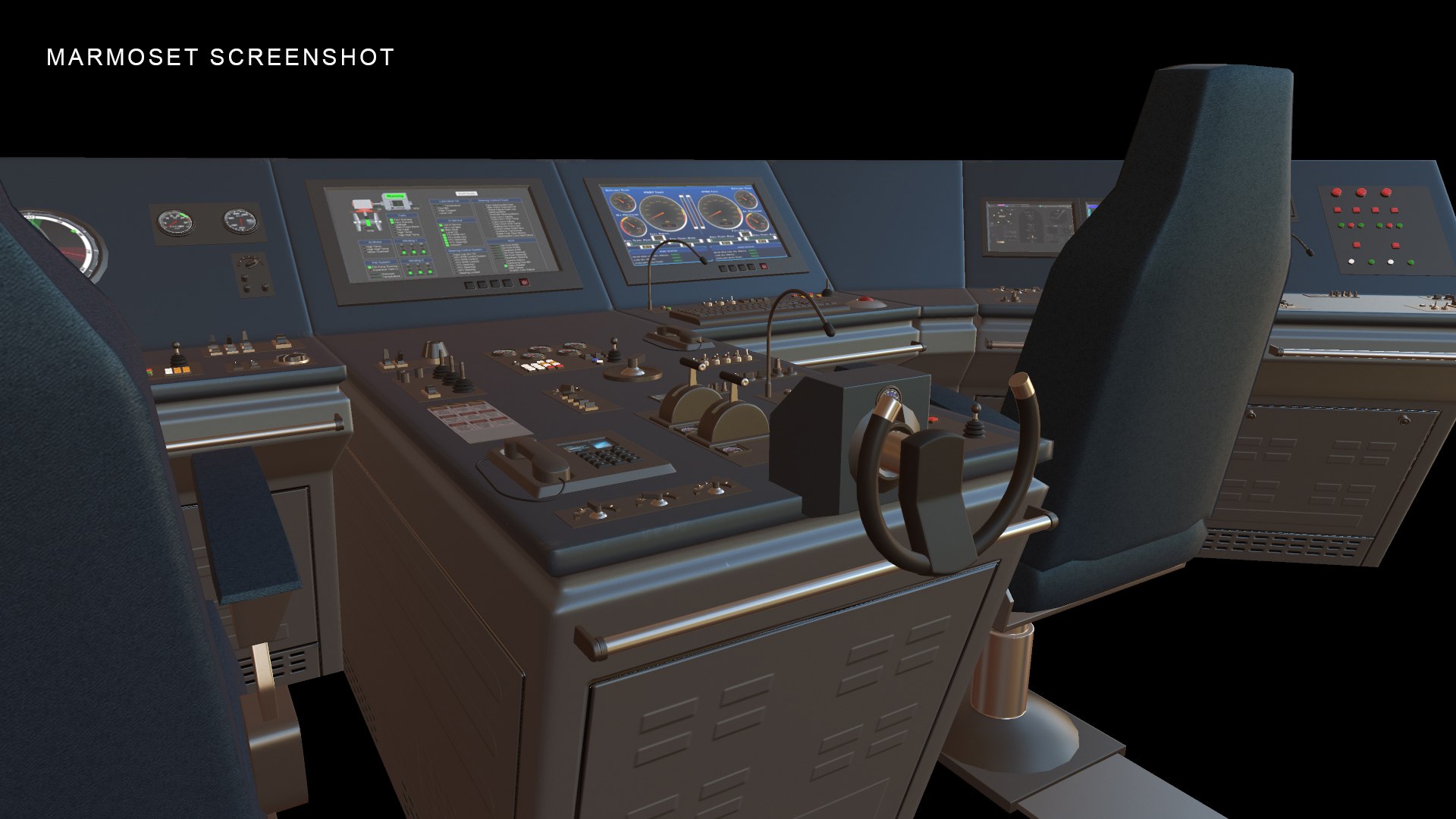 3d Modular Ship Bridge Ar