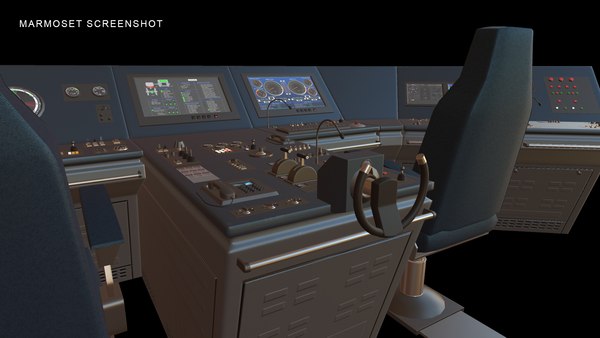 3d modular ship bridge ar