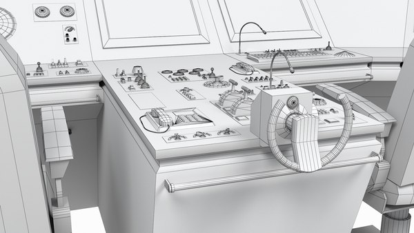 3d modular ship bridge ar
