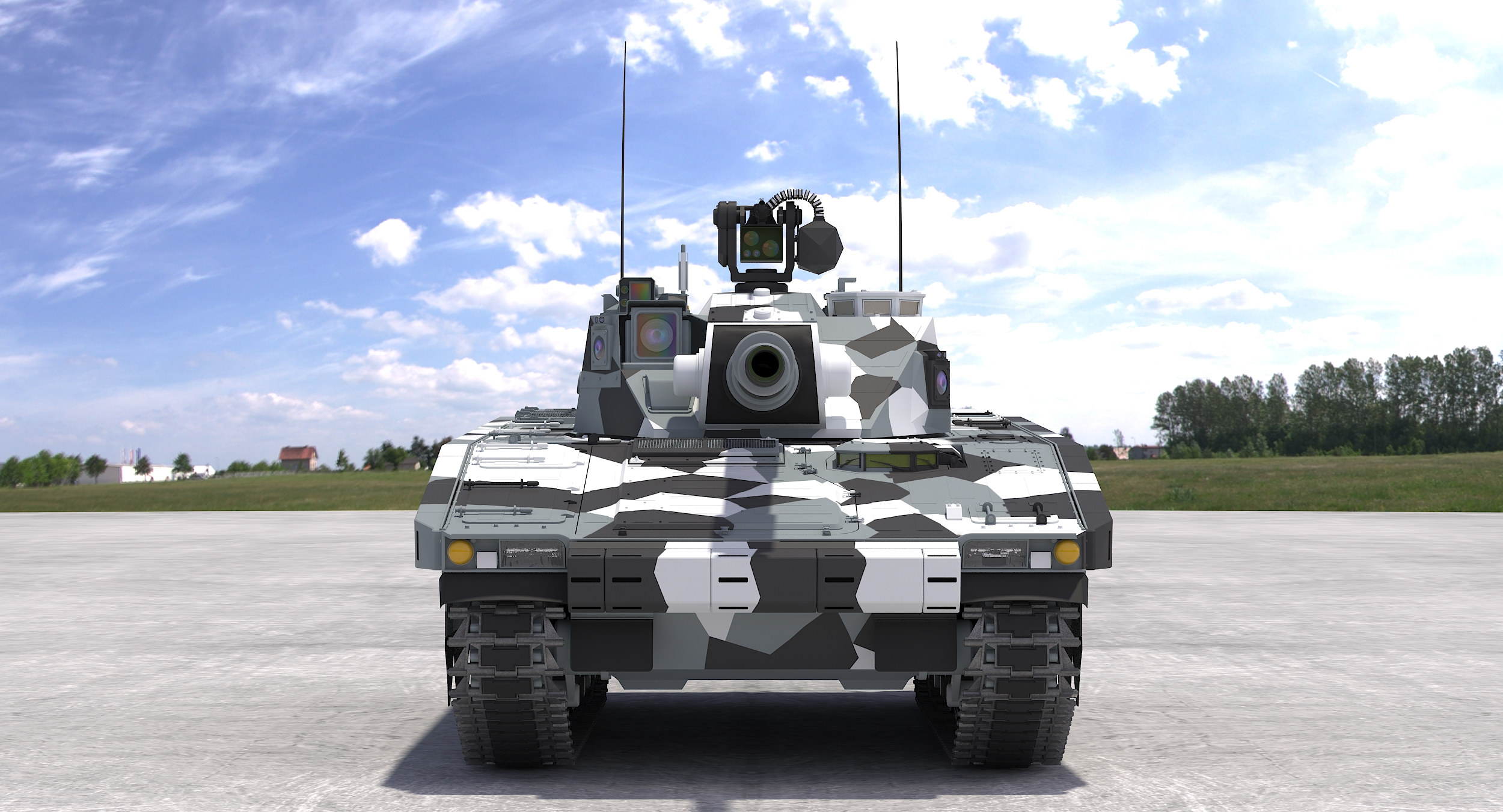 Cv90 120-t light tank 3D model - TurboSquid 1167618