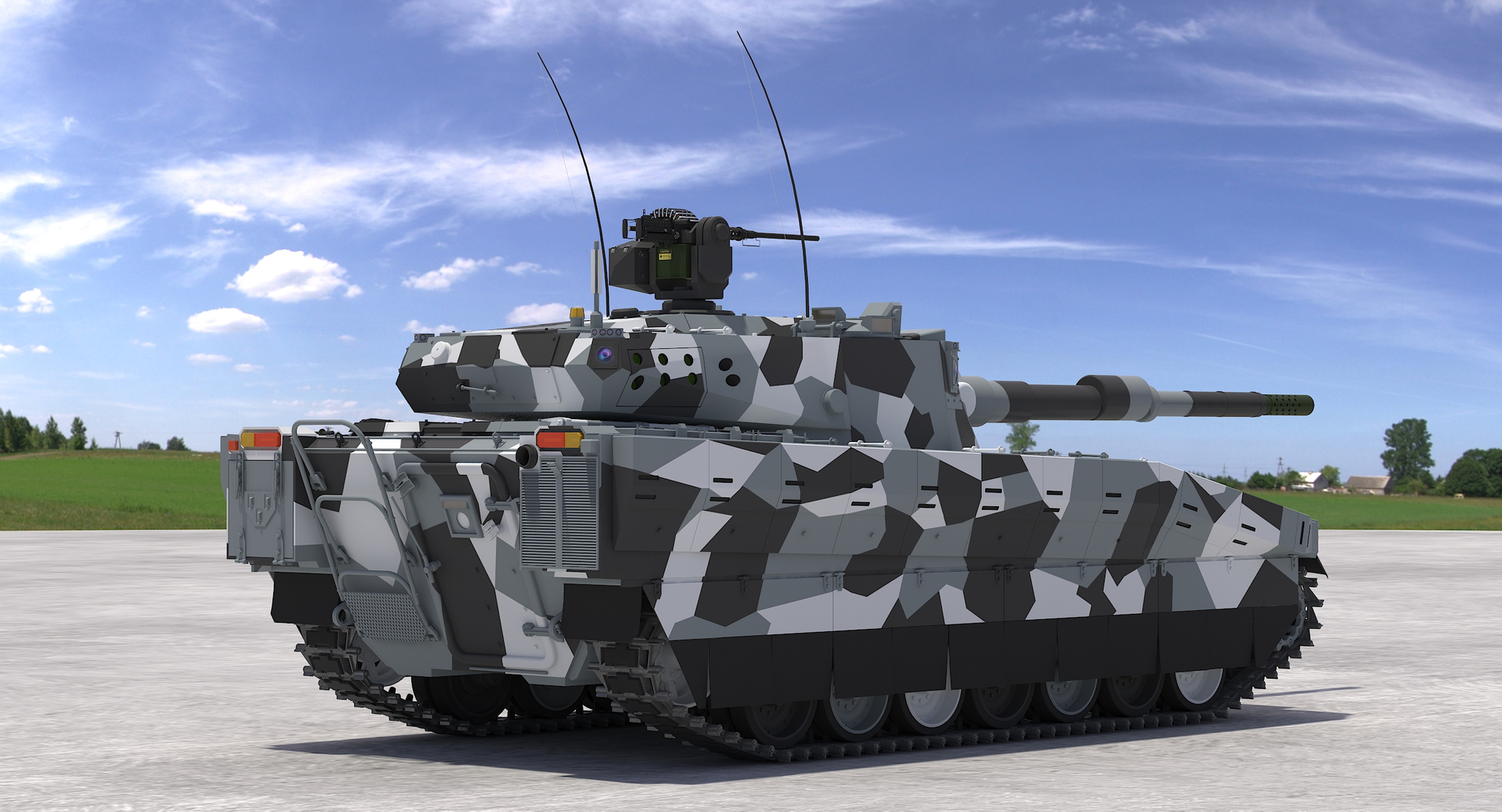 Cv90 120-t light tank 3D model - TurboSquid 1167618