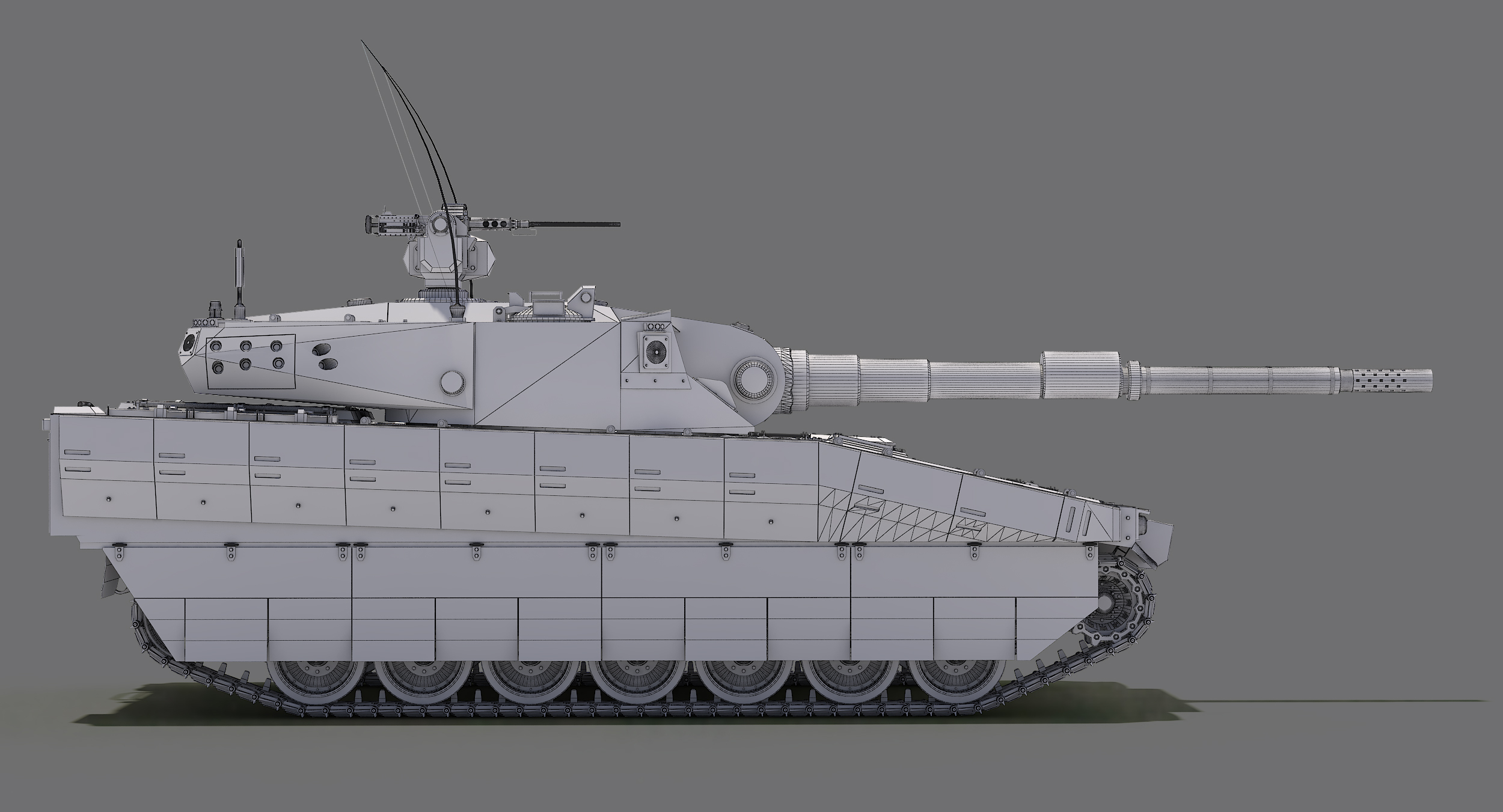 Cv90 120-t light tank 3D model - TurboSquid 1167618