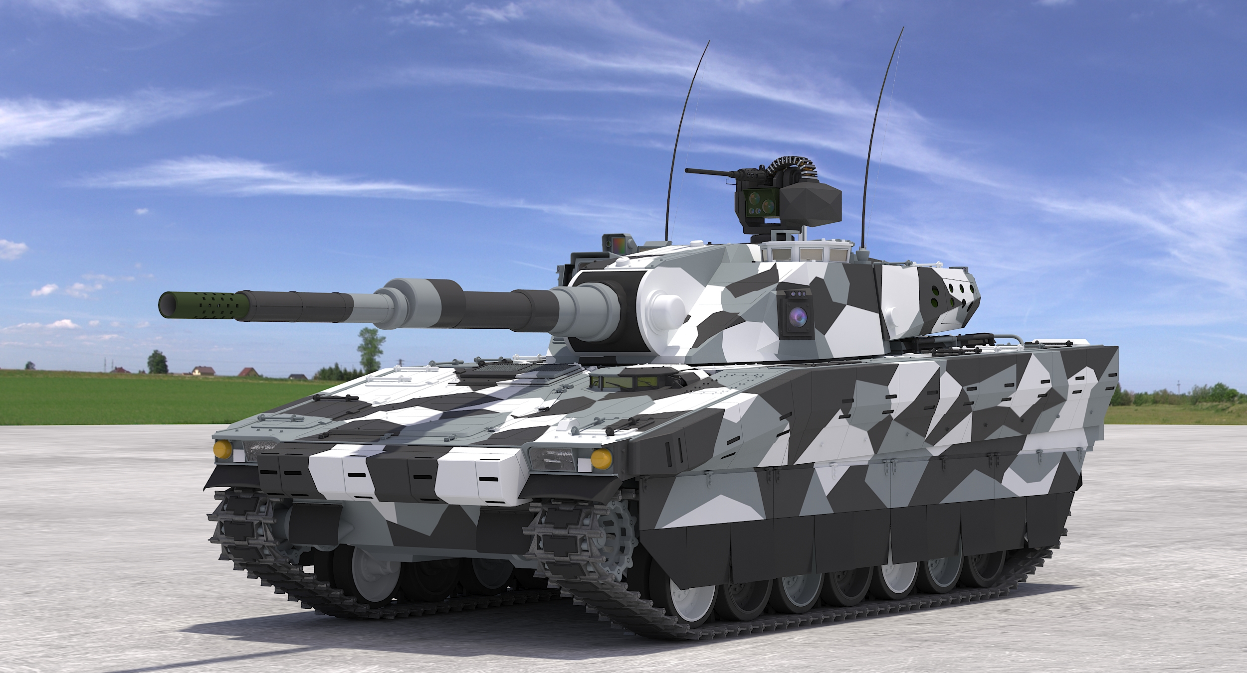 Cv90 120-t light tank 3D model - TurboSquid 1167618