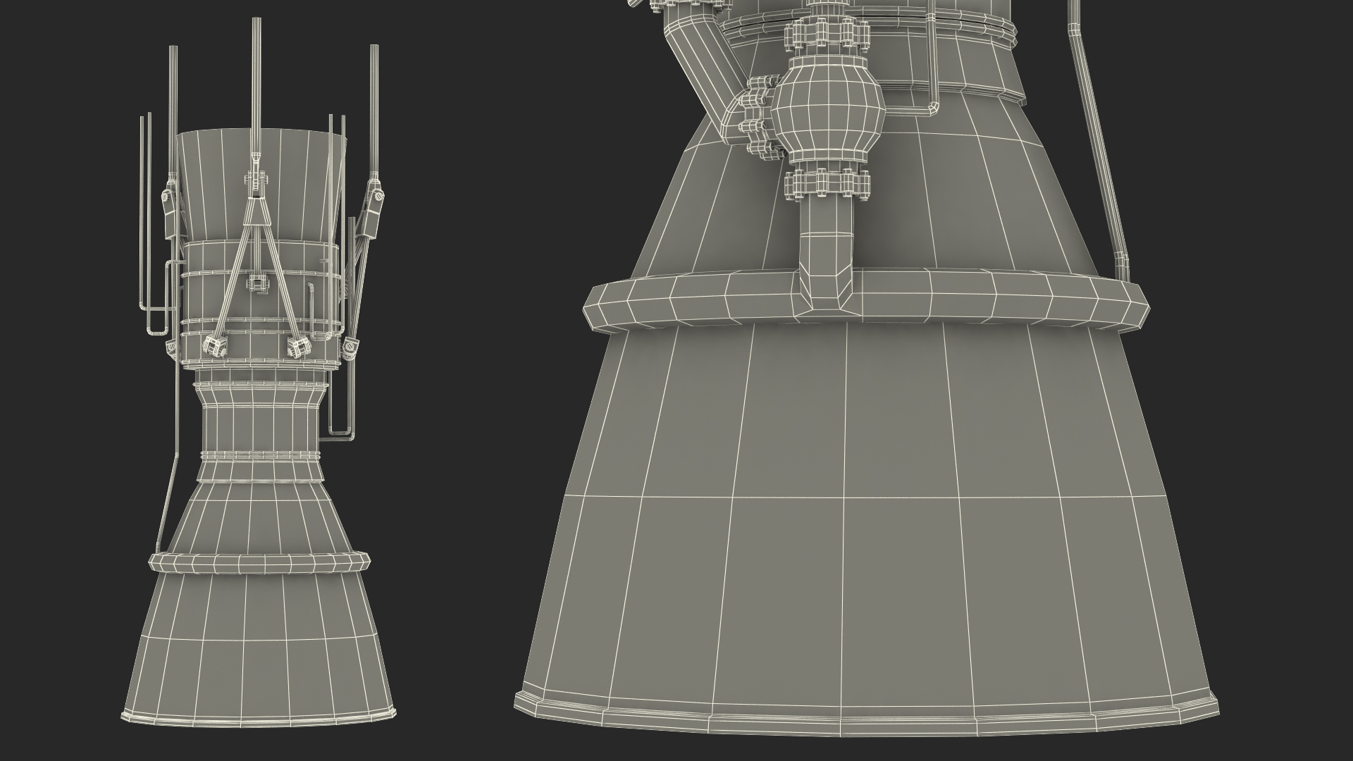 Rocket Engine 3D Model - TurboSquid 1591522