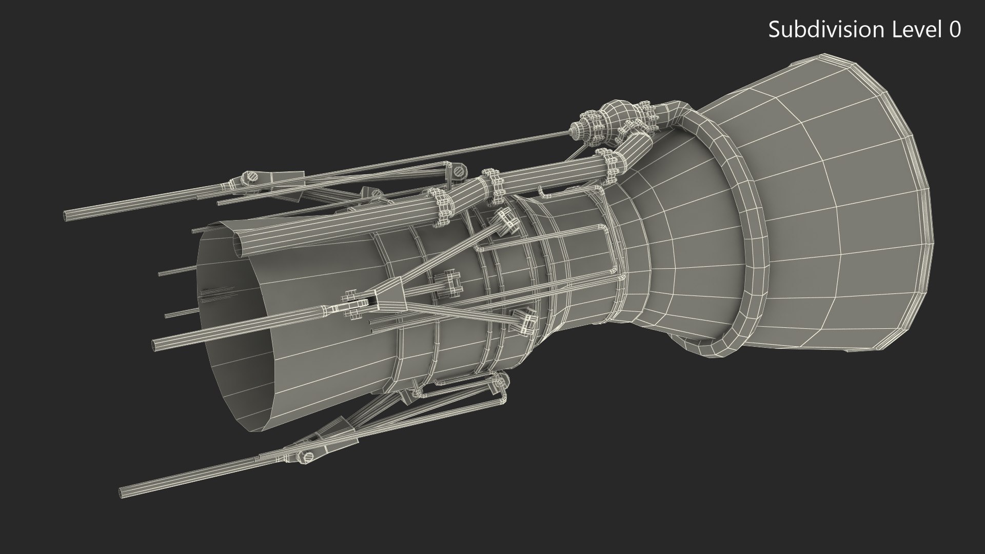 Rocket Engine 3D Model - TurboSquid 1591522