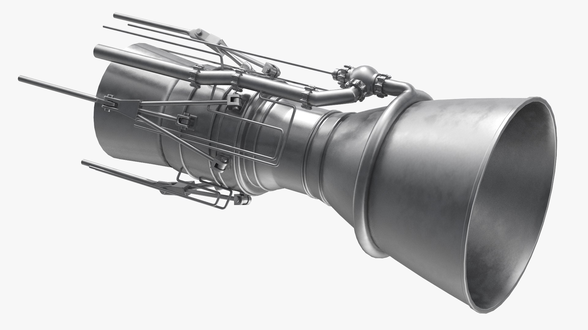 Rocket Engine 3D Model - TurboSquid 1591522
