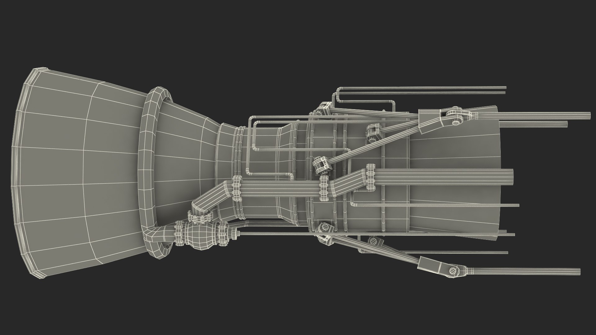 Rocket Engine 3D Model - TurboSquid 1591522