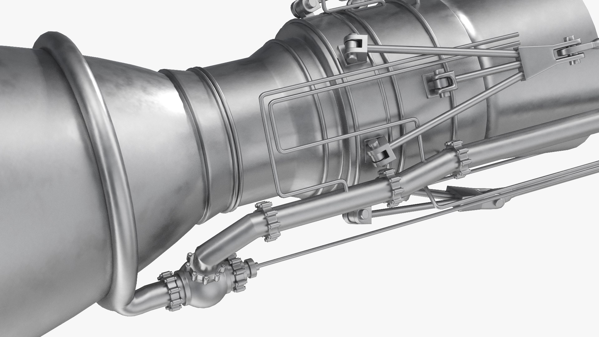 Rocket Engine 3D Model - TurboSquid 1591522