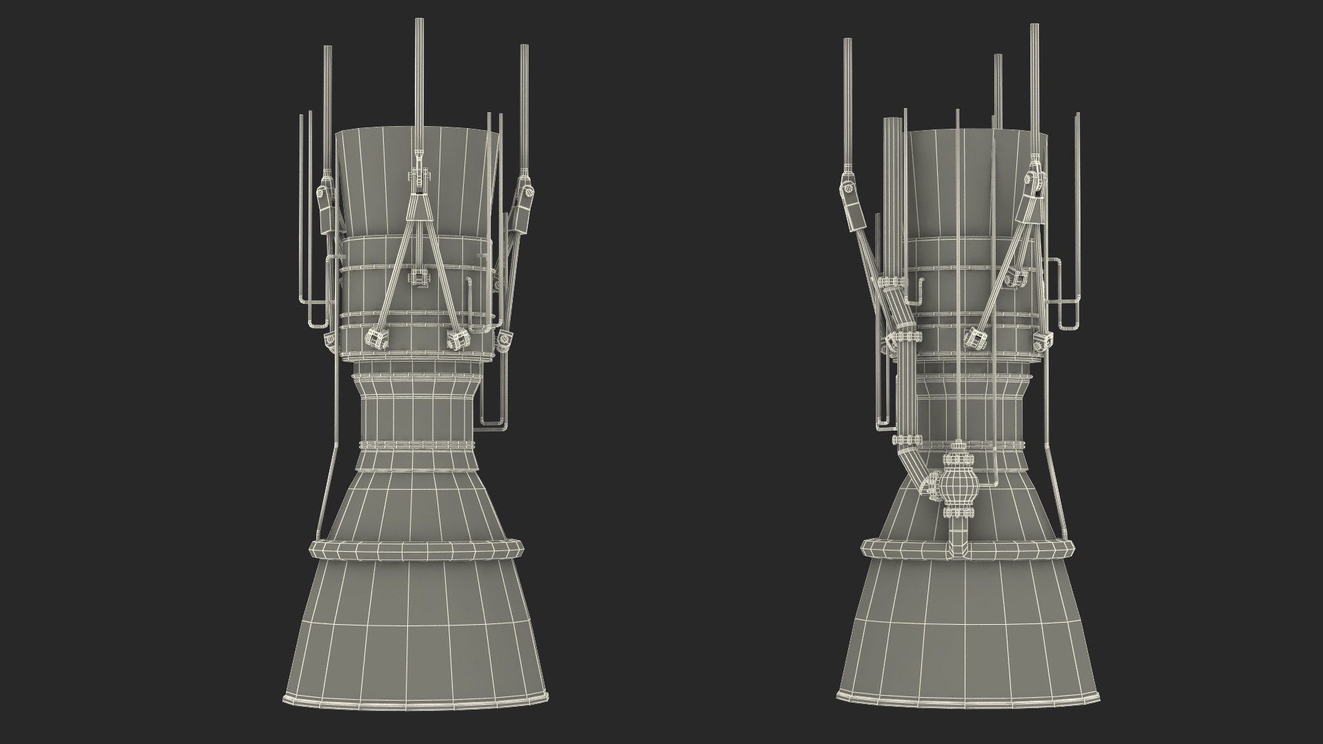 Rocket Engine 3D Model - TurboSquid 1591522