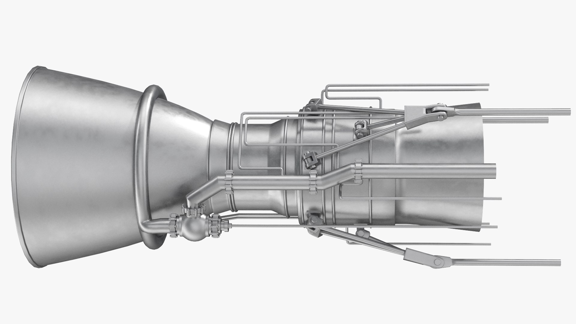 Rocket Engine 3D Model - TurboSquid 1591522
