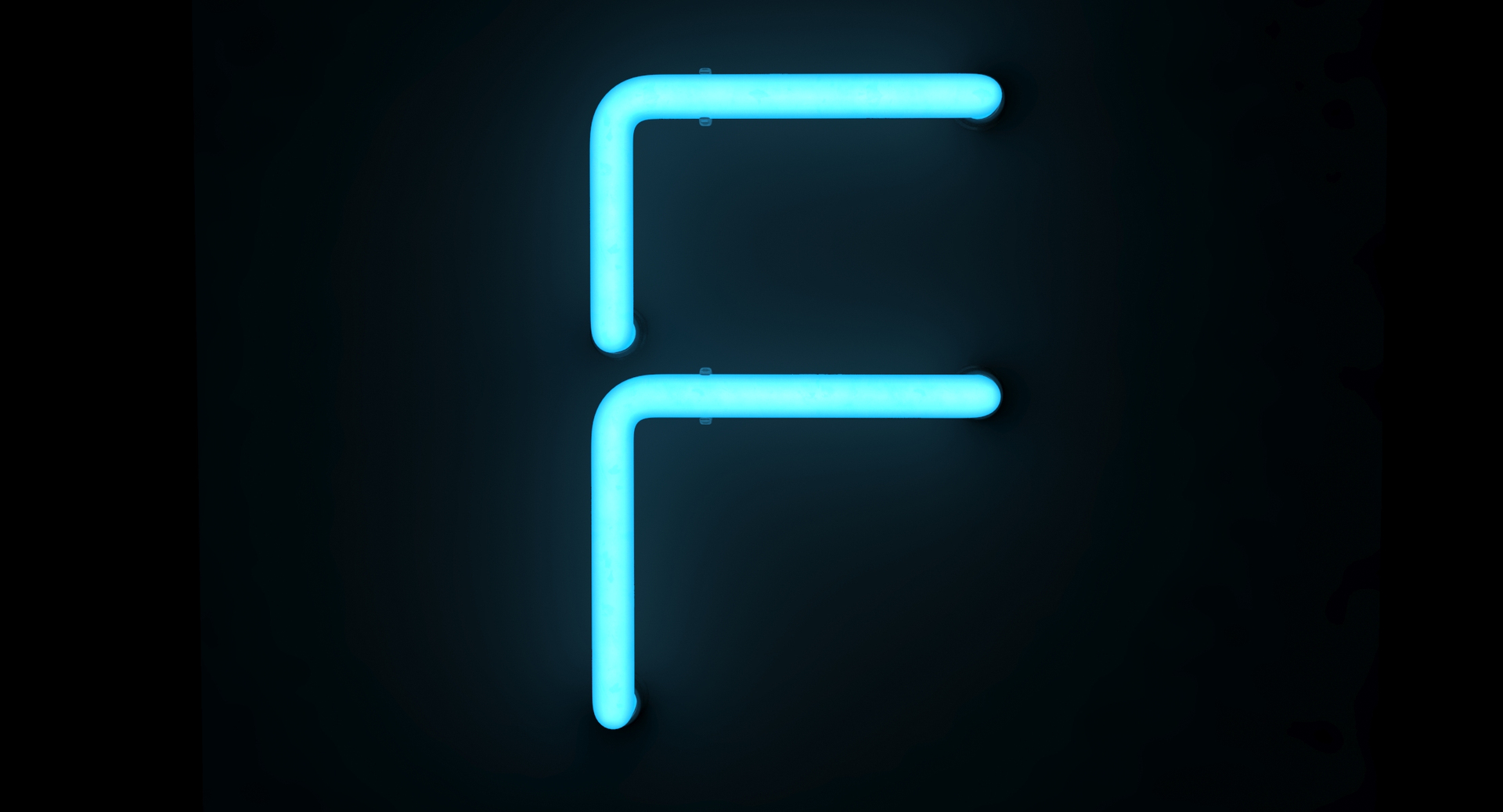 Neon letter f light 3D model - TurboSquid 1627940