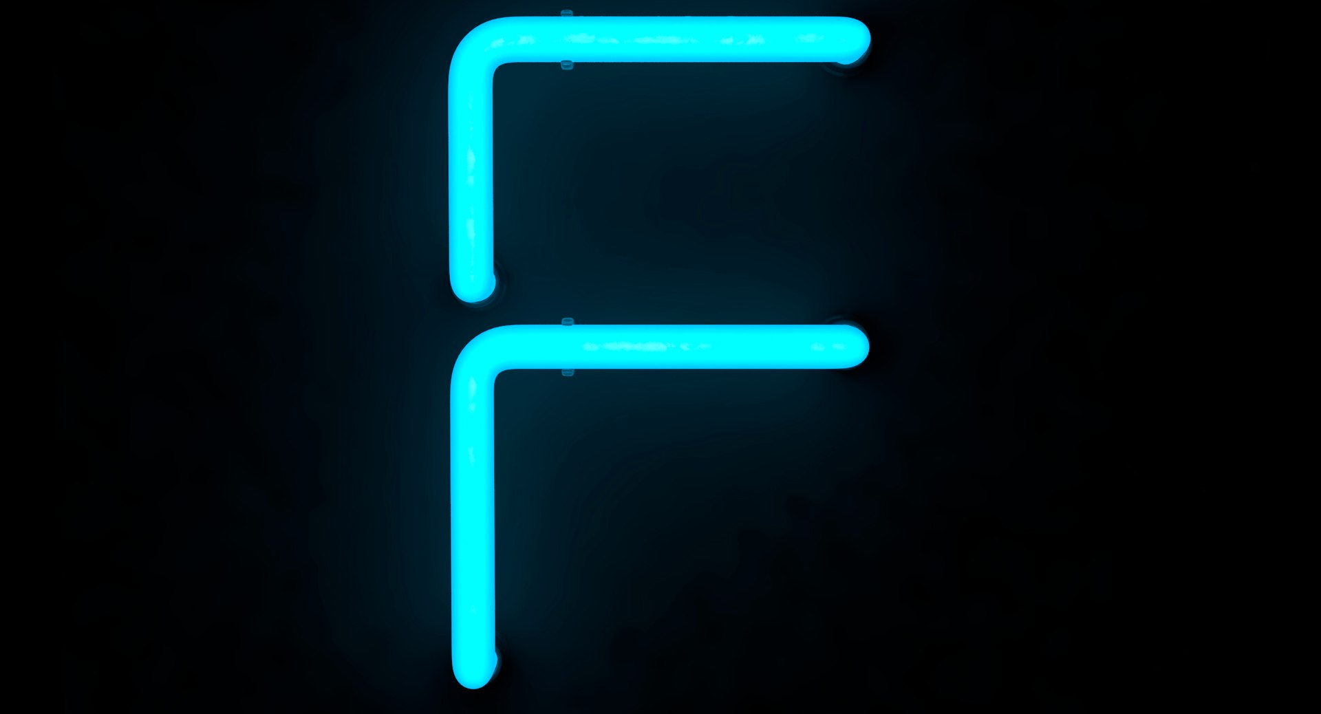 Neon letter f light 3D model - TurboSquid 1627940