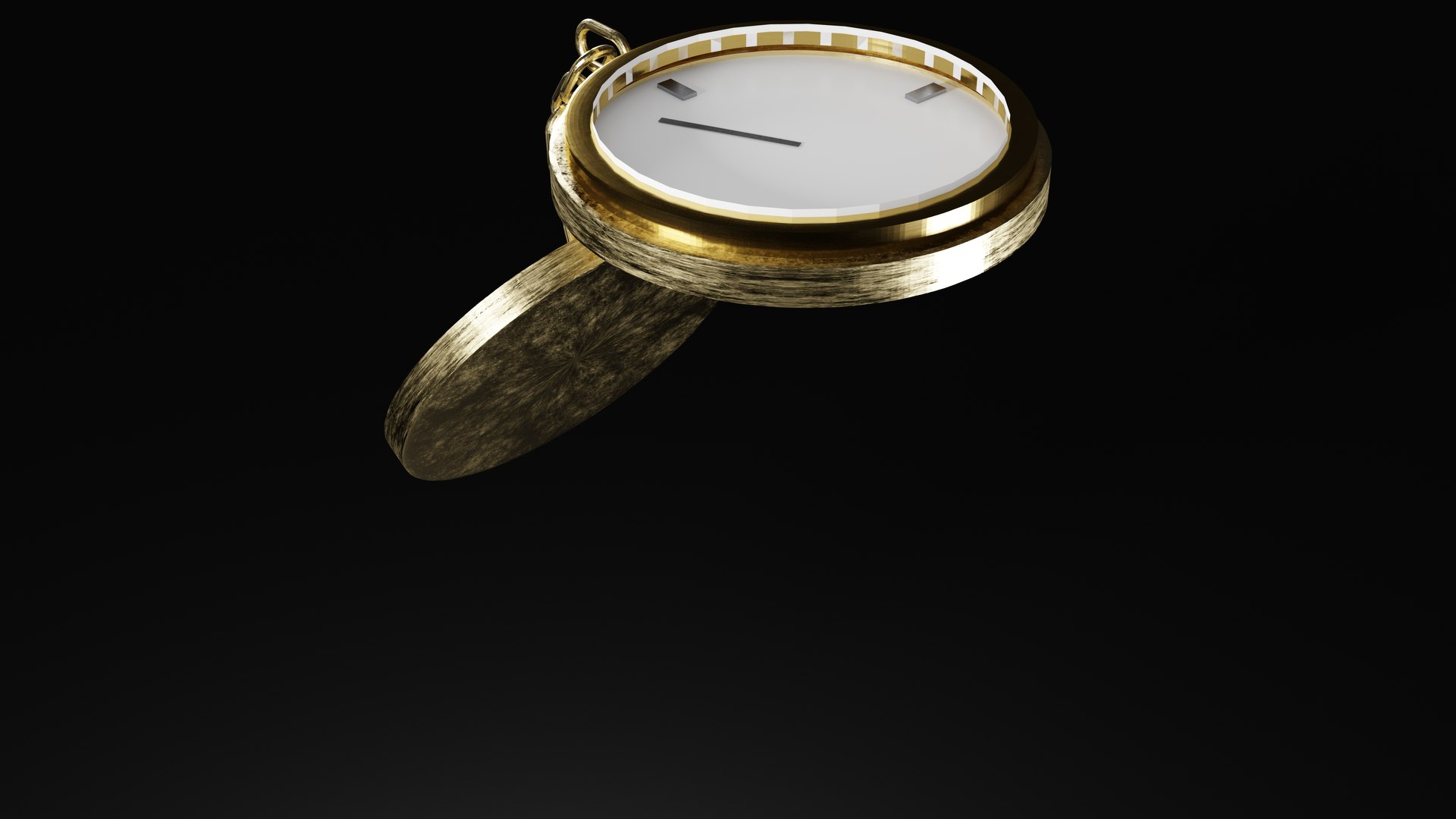 Watch Golden Gold 3D Model - TurboSquid 1630295