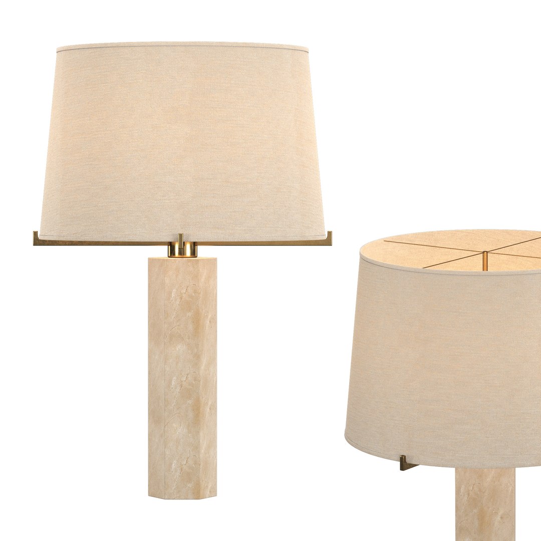 Hexagonal Table Lamp 3D - TurboSquid 2188564