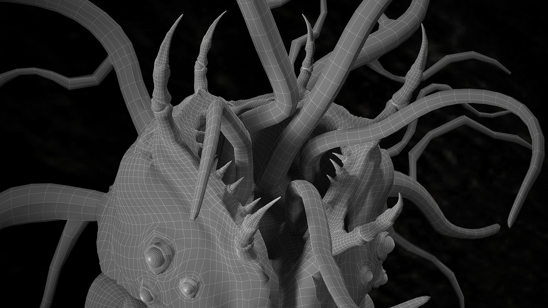 Scary Plant Monster 3D Model - TurboSquid 2230125