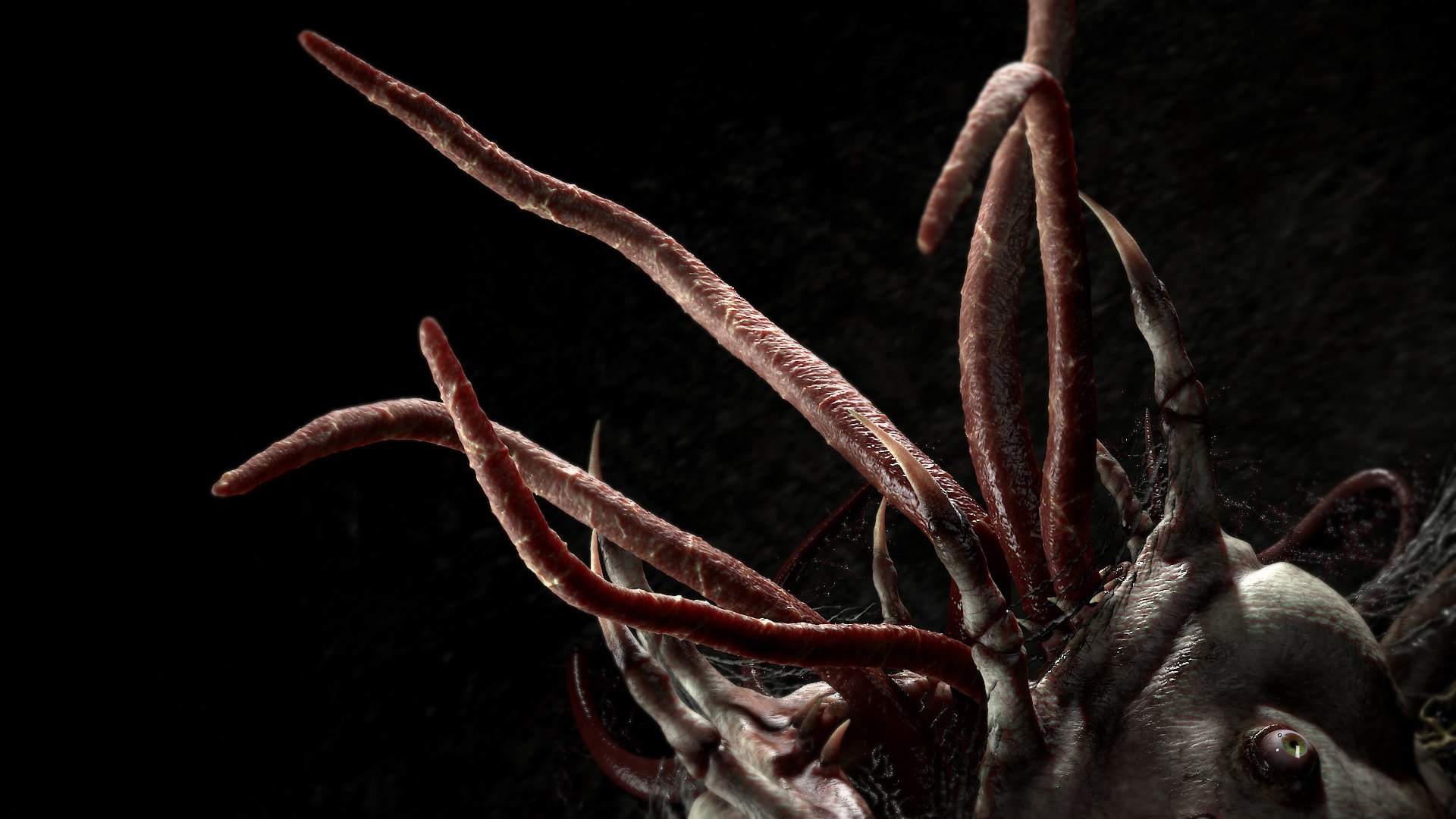 Scary Plant Monster 3D Model - TurboSquid 2230125