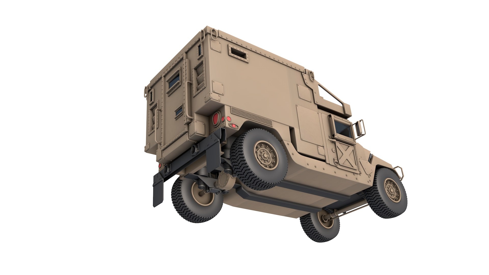 Humvee Military M1113 Shelter 3D Model - TurboSquid 2408251