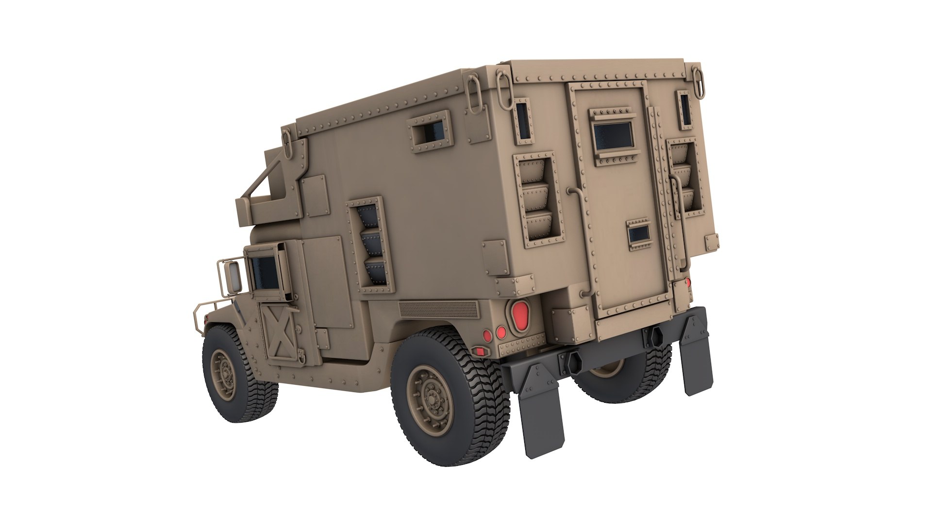 Humvee Military M1113 Shelter 3D Model - TurboSquid 2408251