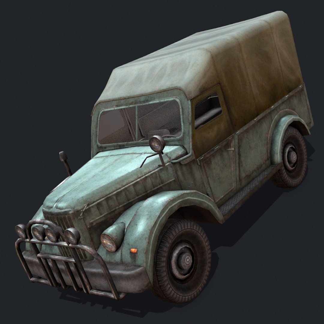 3D Gaz 69 - TurboSquid 1544107