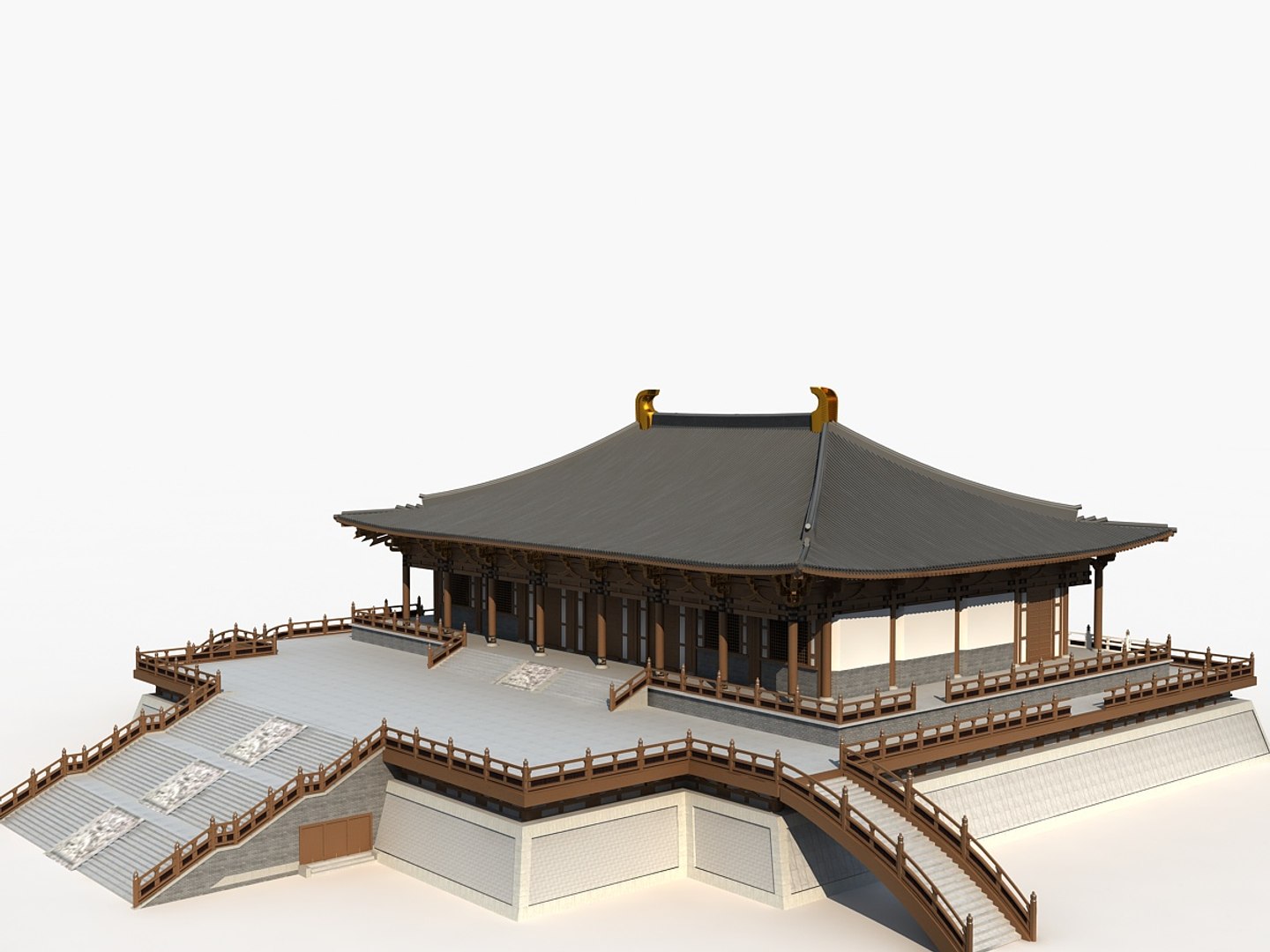 Collection Of Chinese Ancient Architecture 3 Model - TurboSquid 2057406
