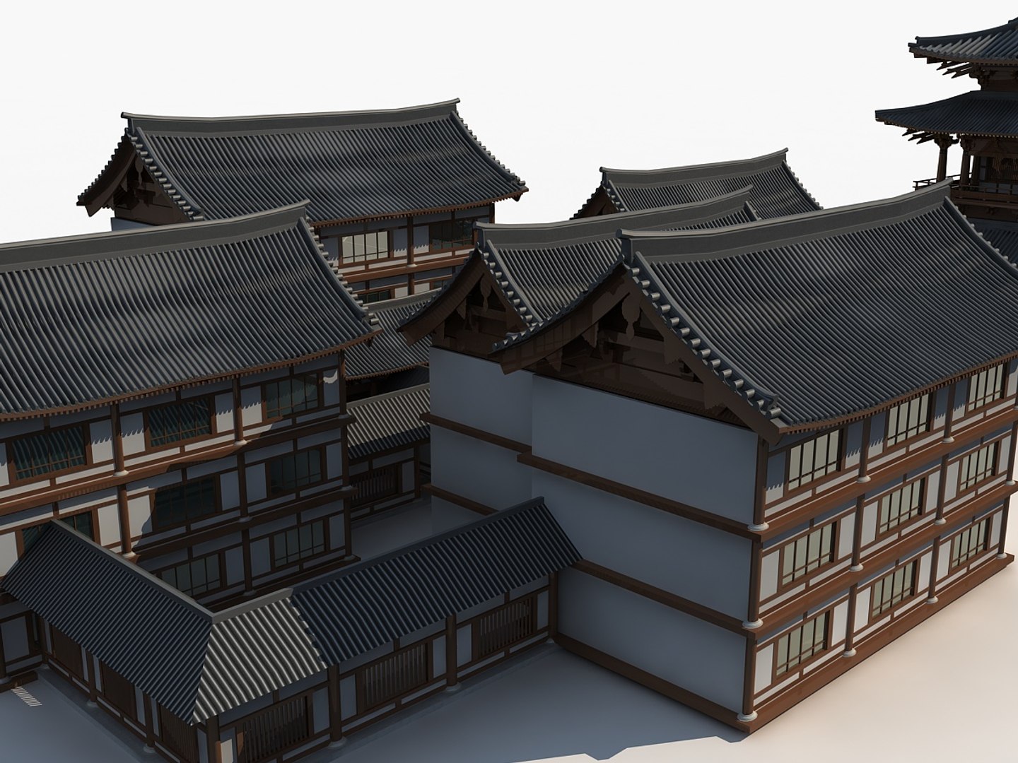 Collection Of Chinese Ancient Architecture 3 Model - TurboSquid 2057406