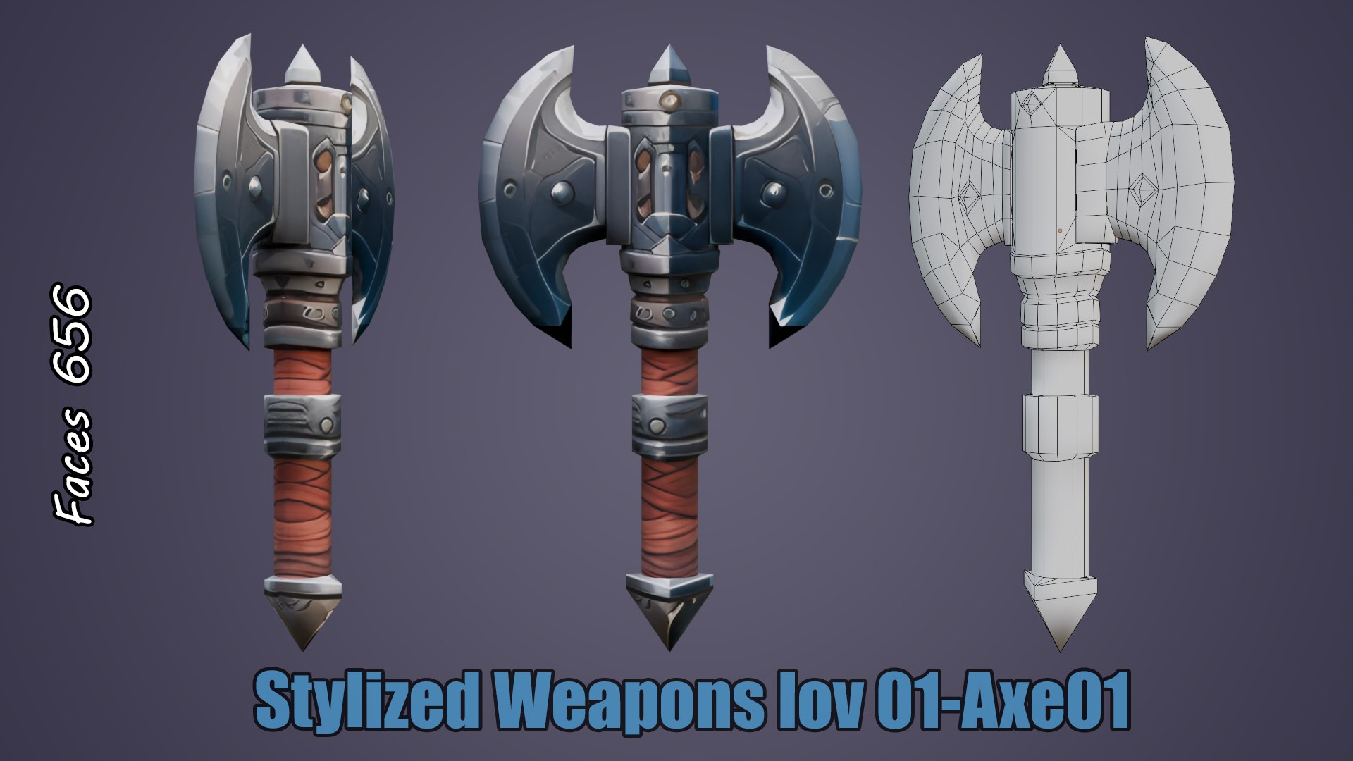 Axe-01 3D Model - TurboSquid 2230604