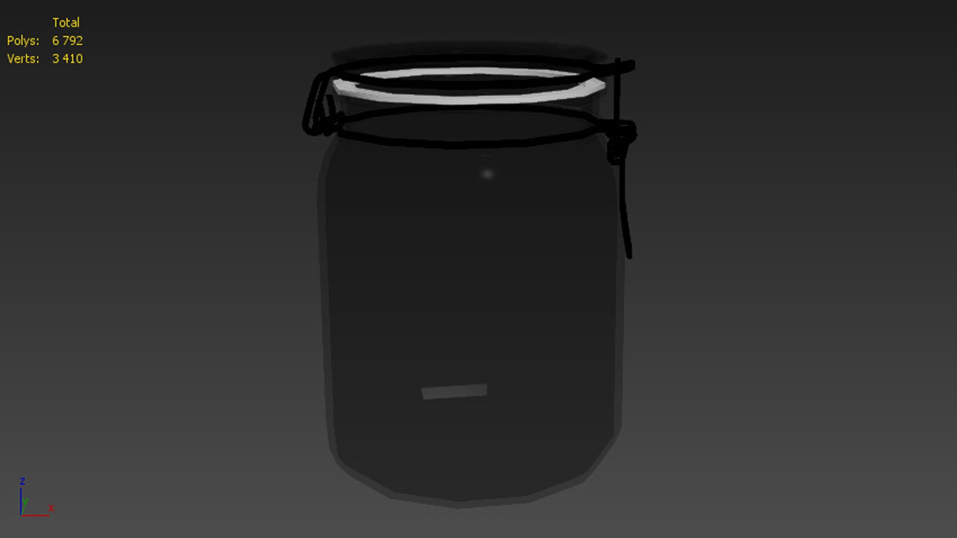 Glass Jar 2 3D - TurboSquid 2279006