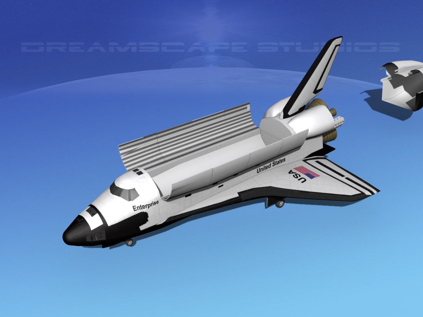 Landing Space Shuttle Max