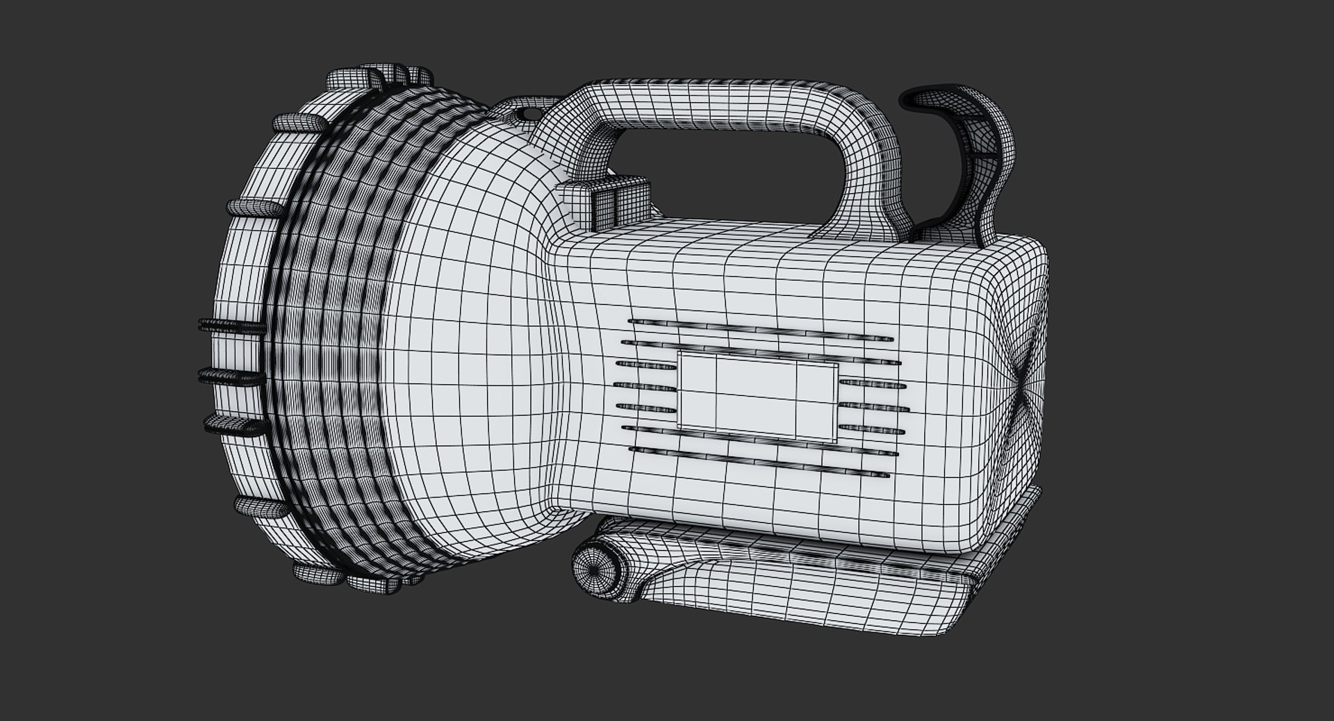 Rechargeable Industrial Torch Light 3D Model | 1146968 | TurboSquid