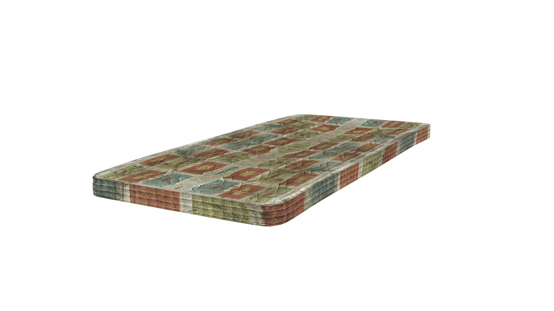 3D old mattress 06 model - TurboSquid 1513435