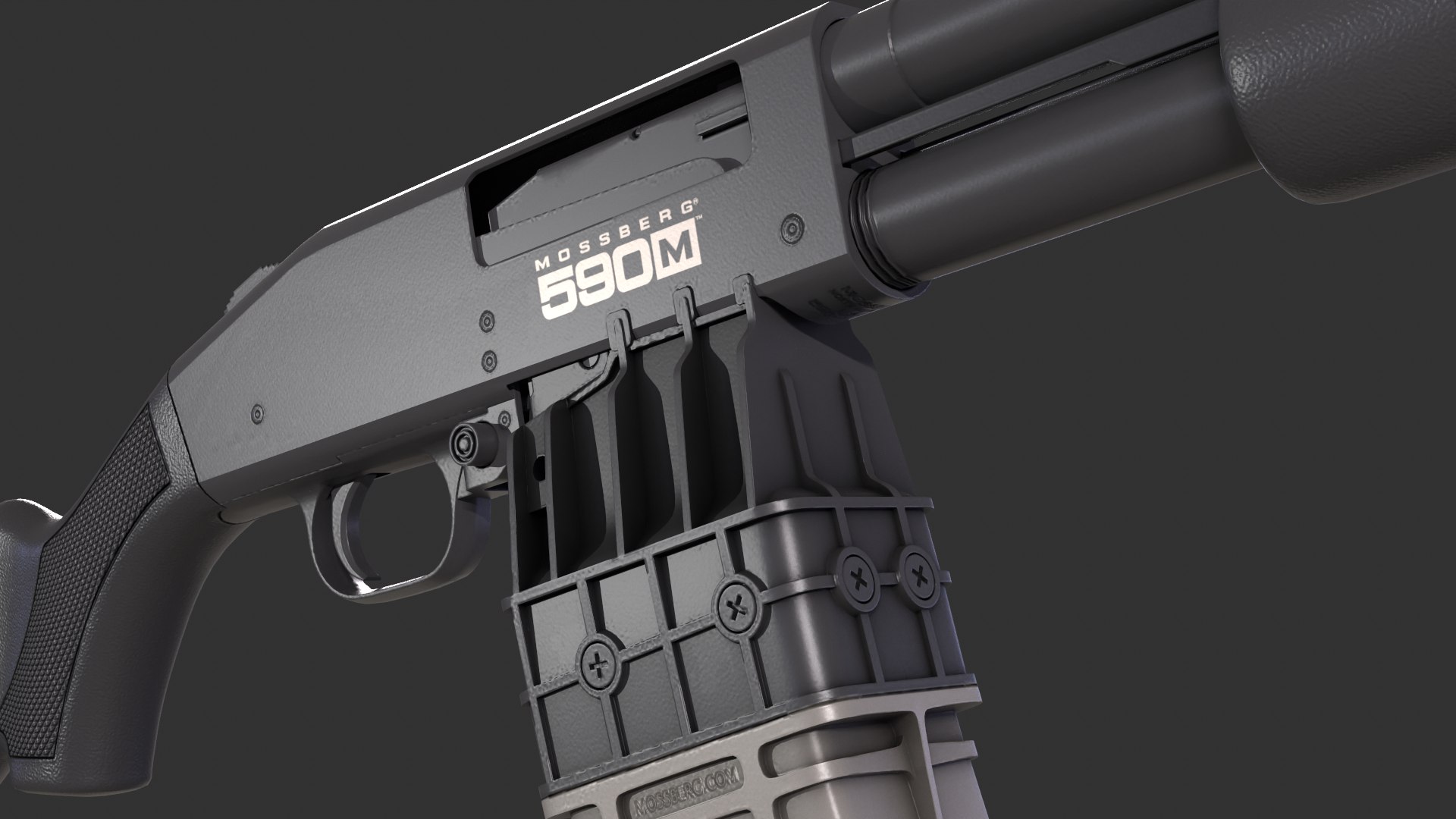 Mossberg 590m 3D - TurboSquid 1545084