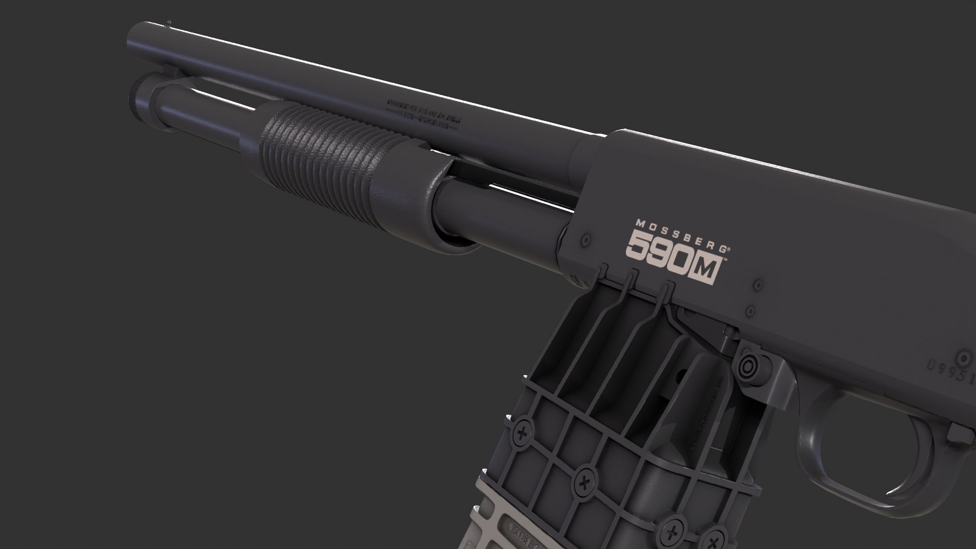 Mossberg 590m 3D - TurboSquid 1545084