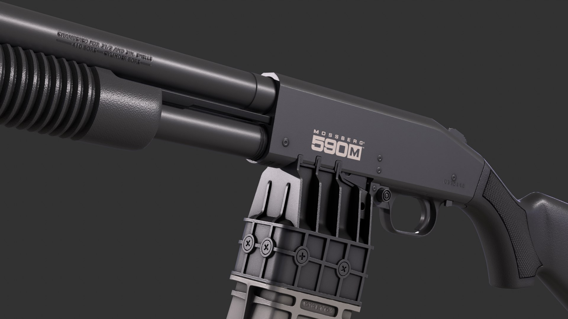 Mossberg 590m 3D - TurboSquid 1545084