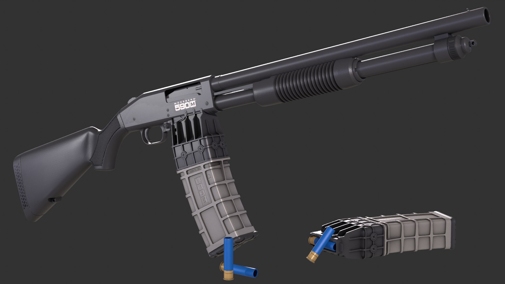 Mossberg 590m 3D - TurboSquid 1545084
