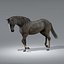 3d model realistic horse