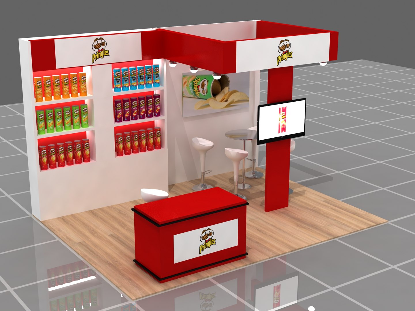 3D Modular Fair Stand - TurboSquid 1564223