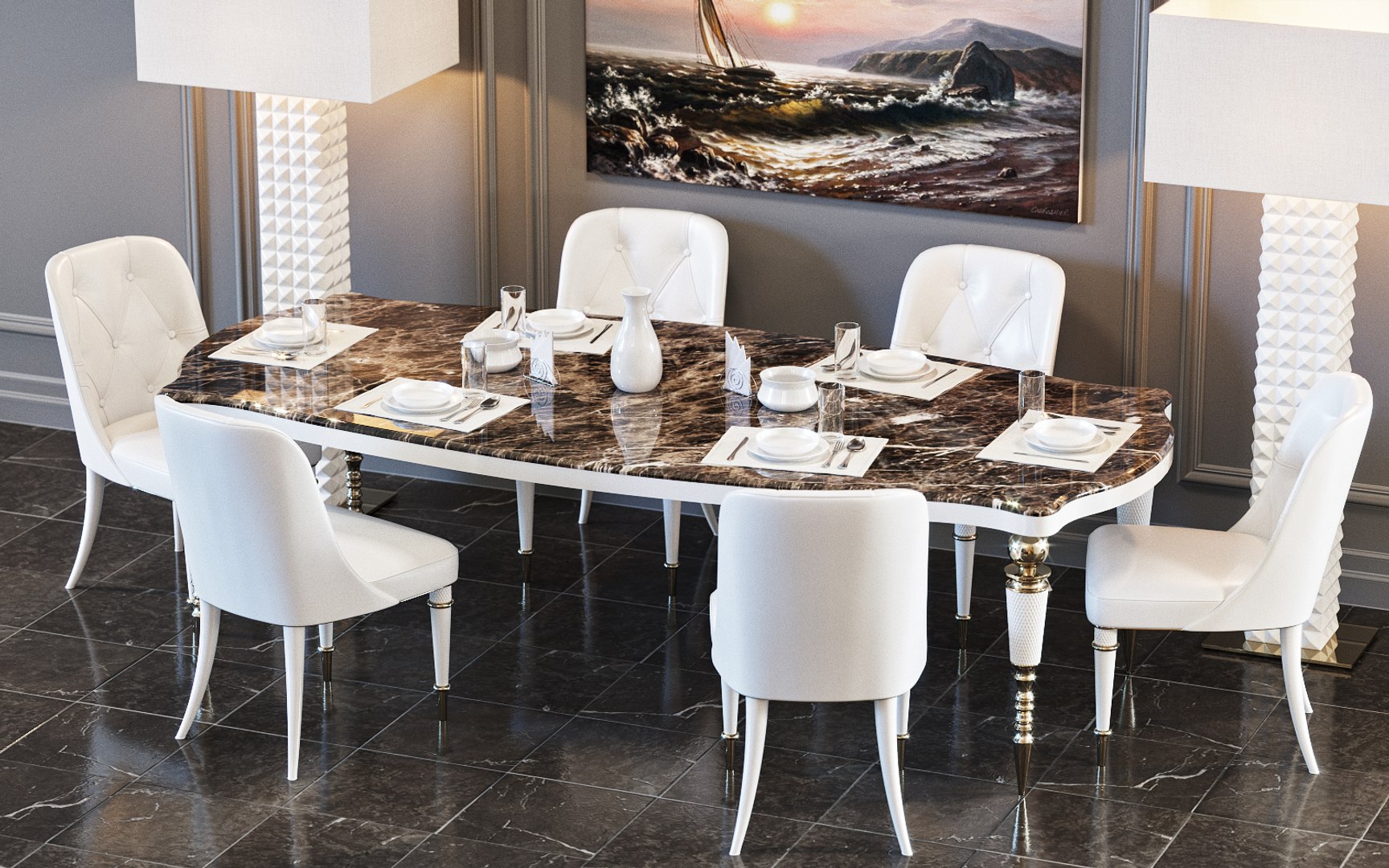 Visionnaire Versailles 3D Model - TurboSquid 1180051