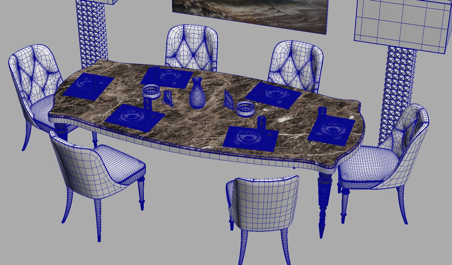 Visionnaire Versailles 3D Model - TurboSquid 1180051