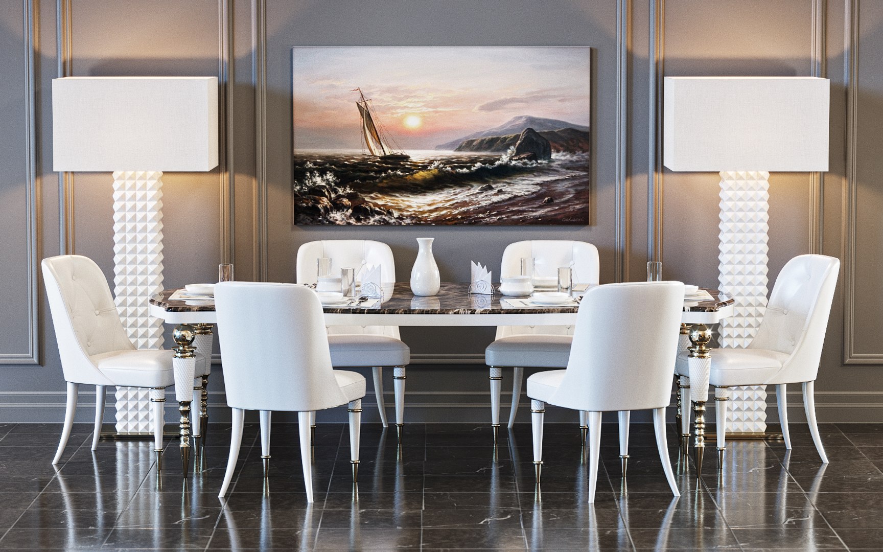 Visionnaire Versailles 3D Model - TurboSquid 1180051