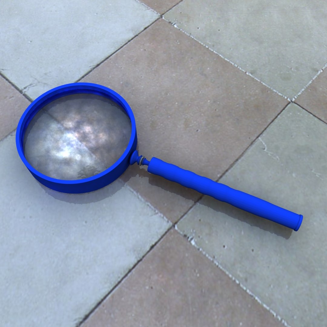 Free Magnifying Glass 3d Model